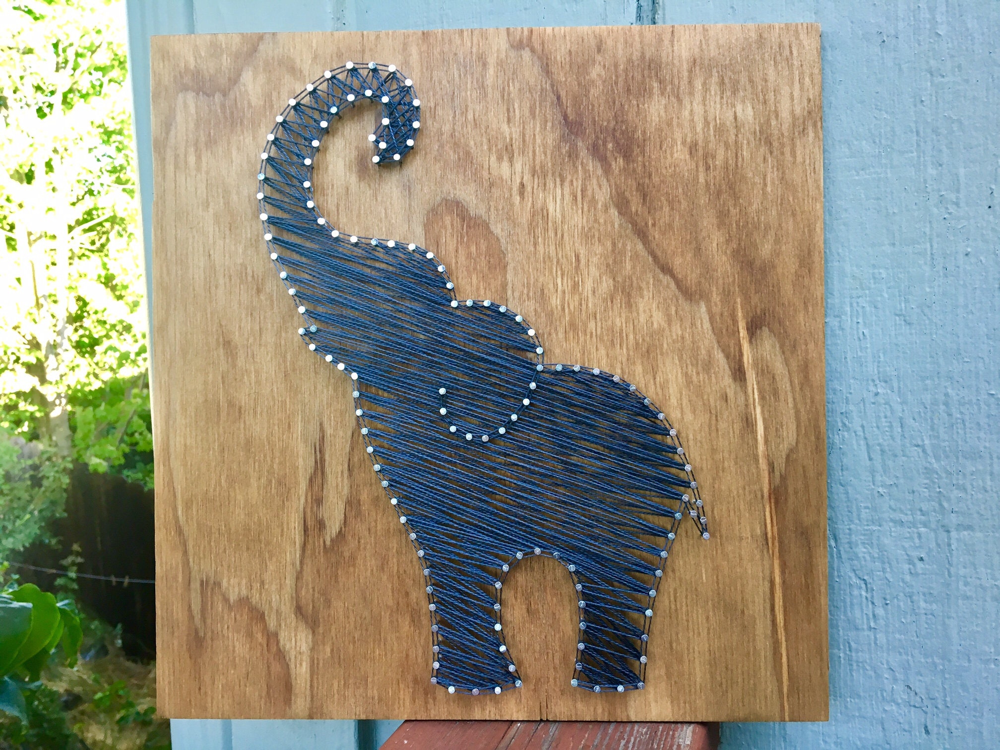 Elephant String Art - Etsy