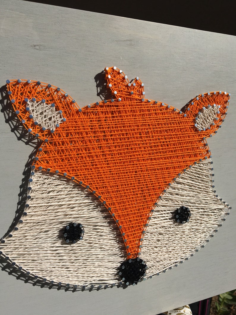 Fox Face String Art - Etsy