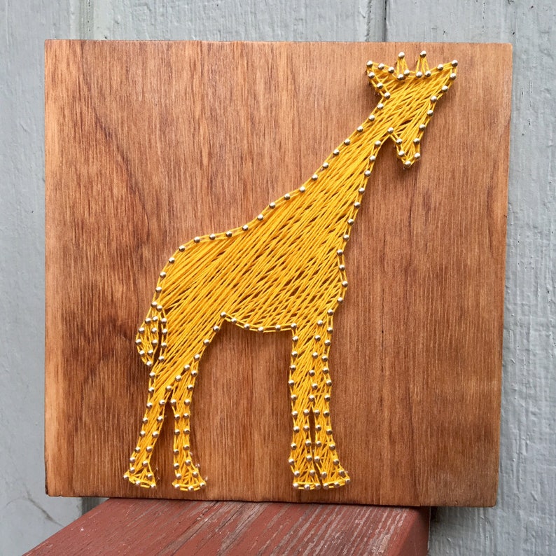 Animal Trio Nursery Set String Art | Etsy