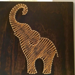 Elephant String Art - Etsy