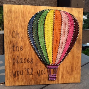 Hot Air Balloon String Art - Etsy