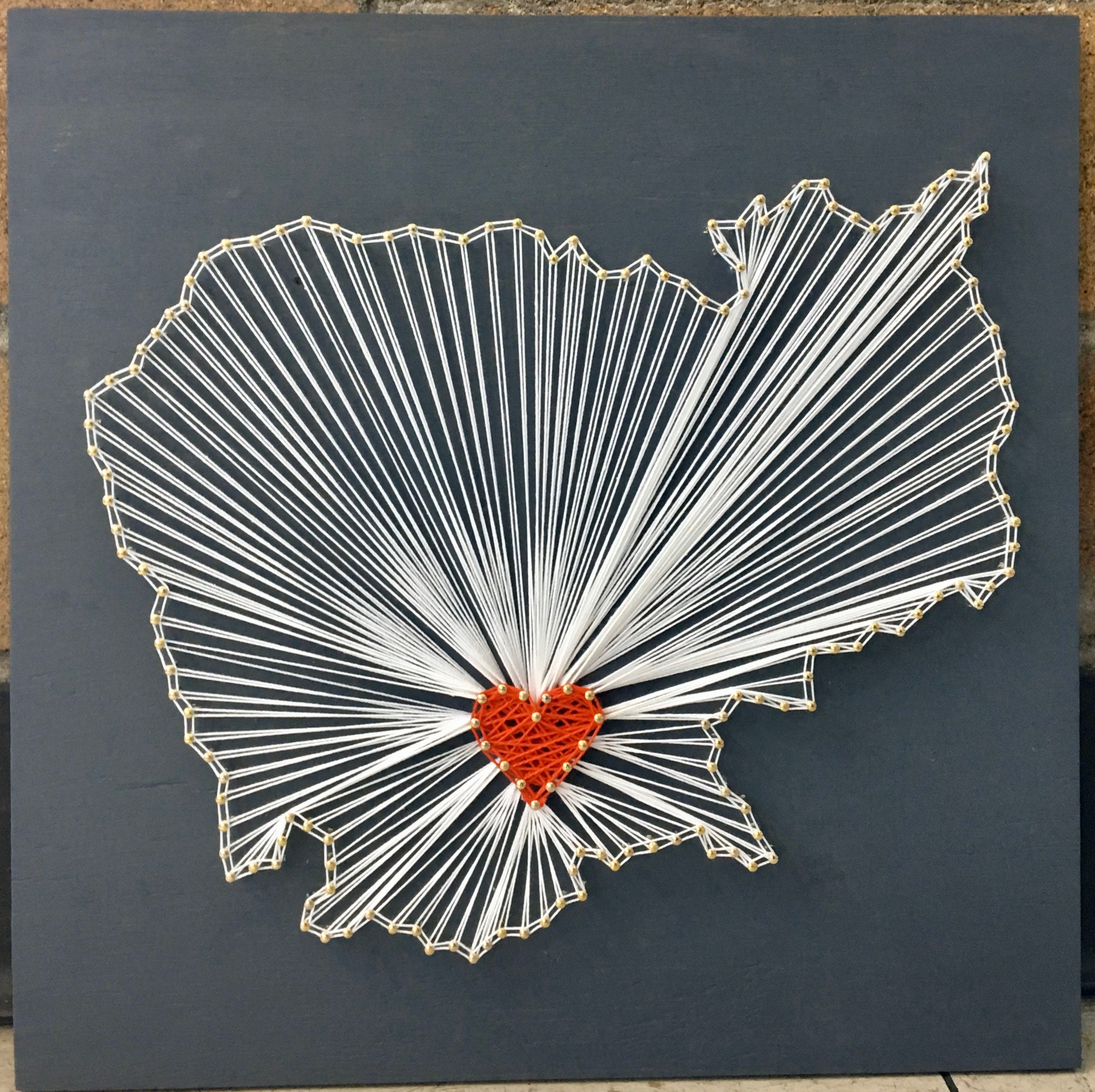 Custom Country String Art - Etsy