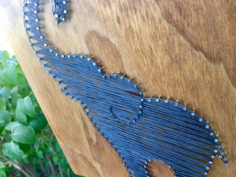 Elephant String Art - Etsy