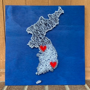 Custom Country String Art - Etsy