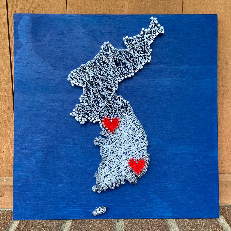 Custom Country String Art - Etsy