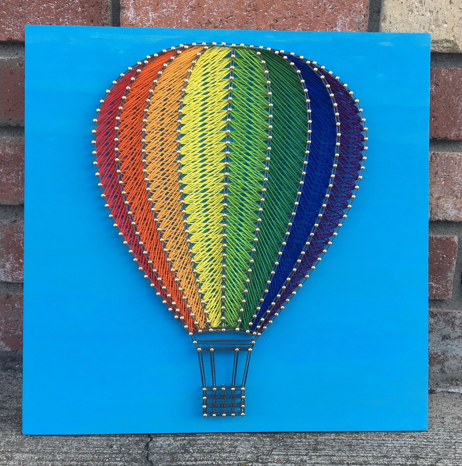 Hot Air Balloon String Art - Etsy