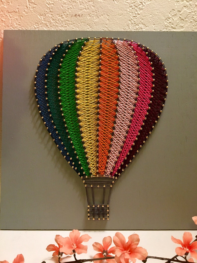 Hot Air Balloon String Art - Etsy
