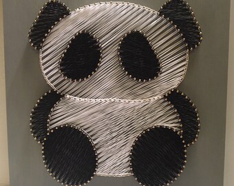 Panda String Art | Etsy