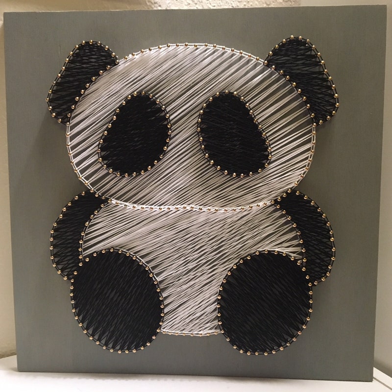 Panda String Art - Etsy