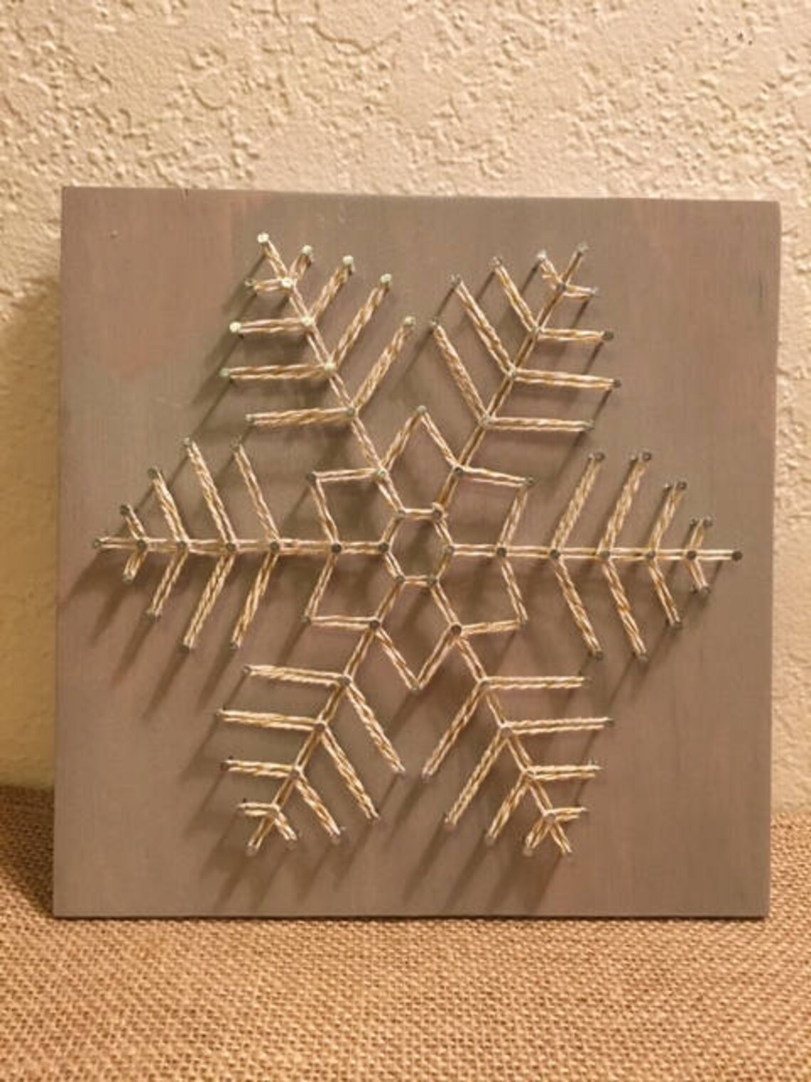 Snowflake String Art - Etsy