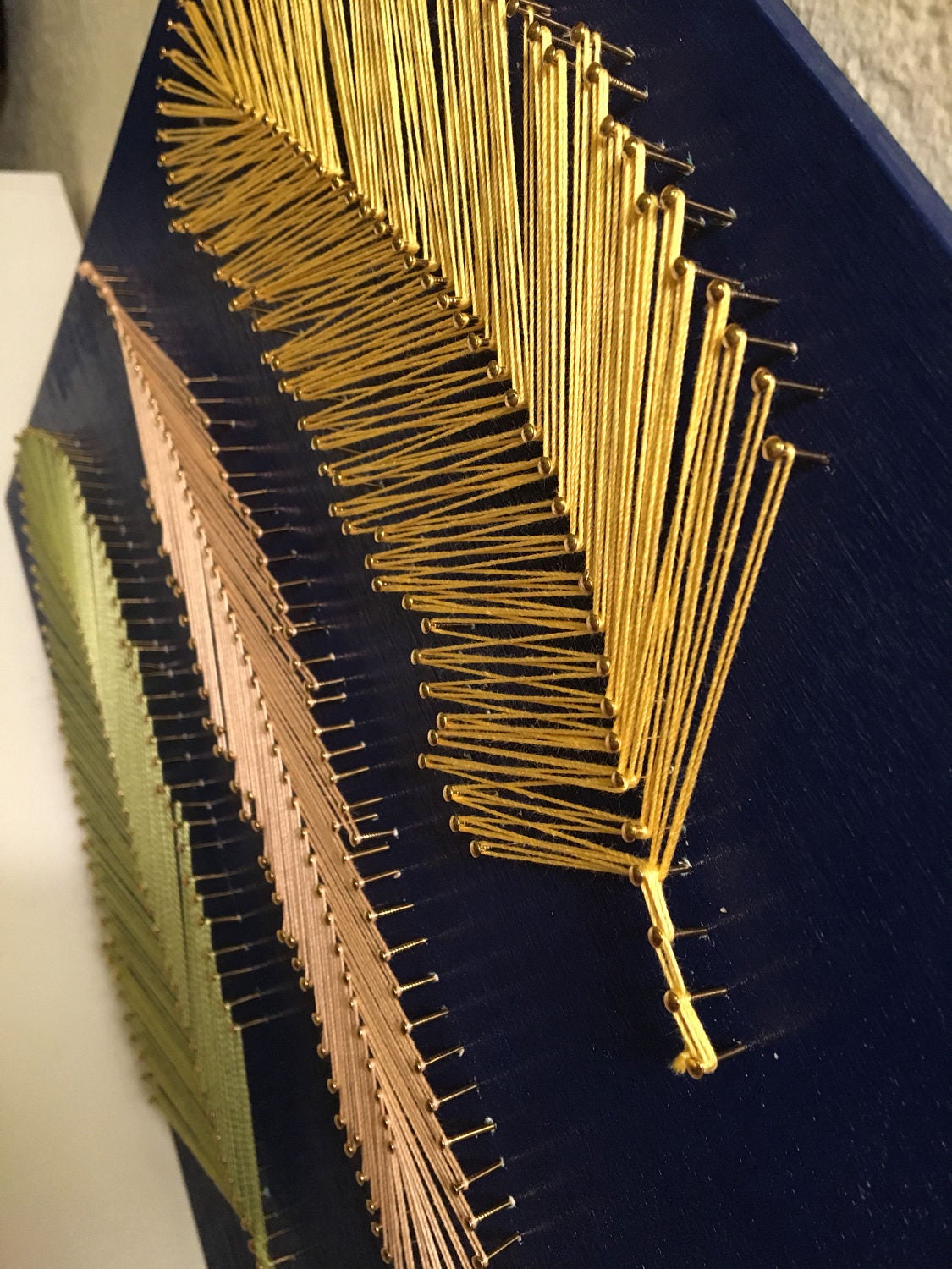 3 Feathers String Art - Etsy