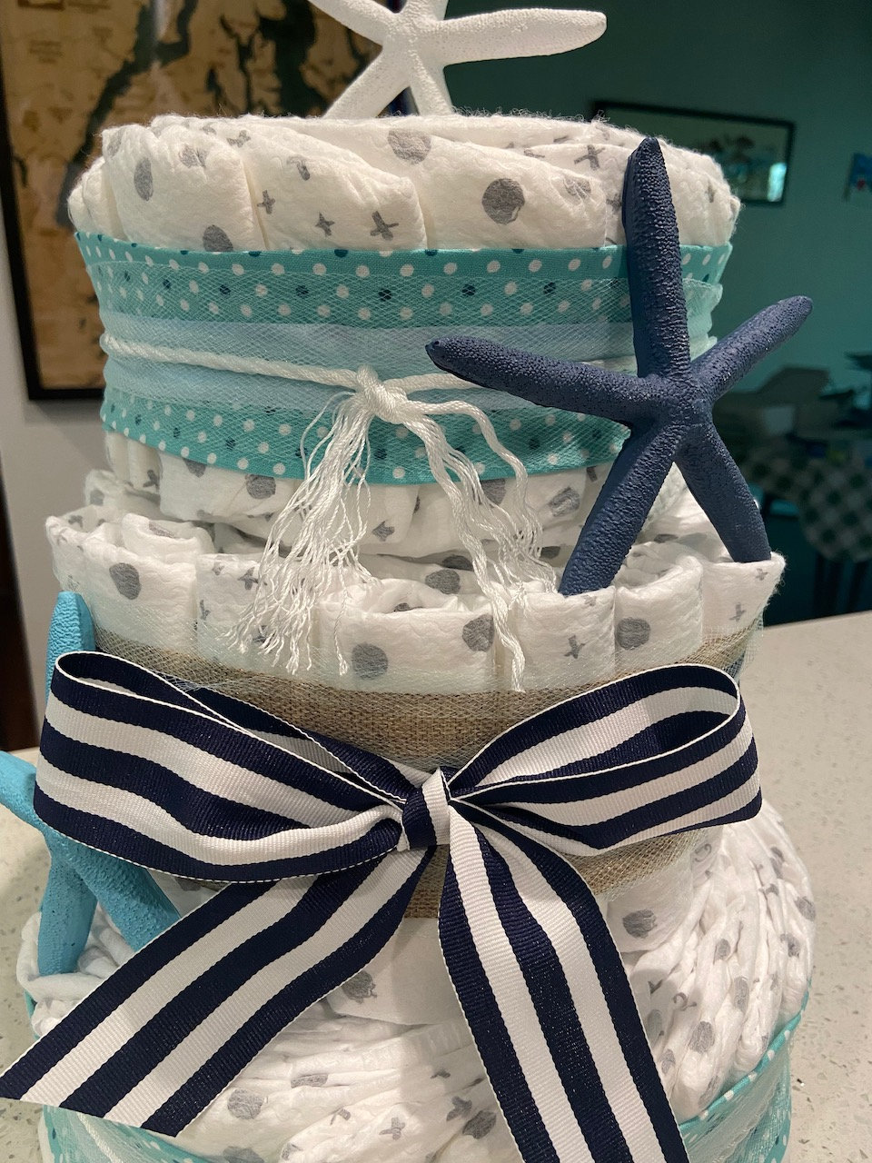 Nautical Diaper/nappy Cake - Etsy