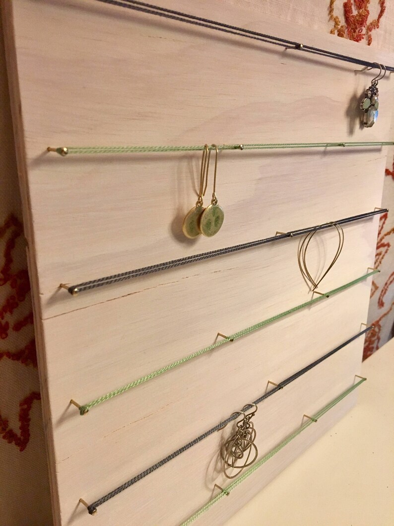 String Art Earring Holder - Etsy