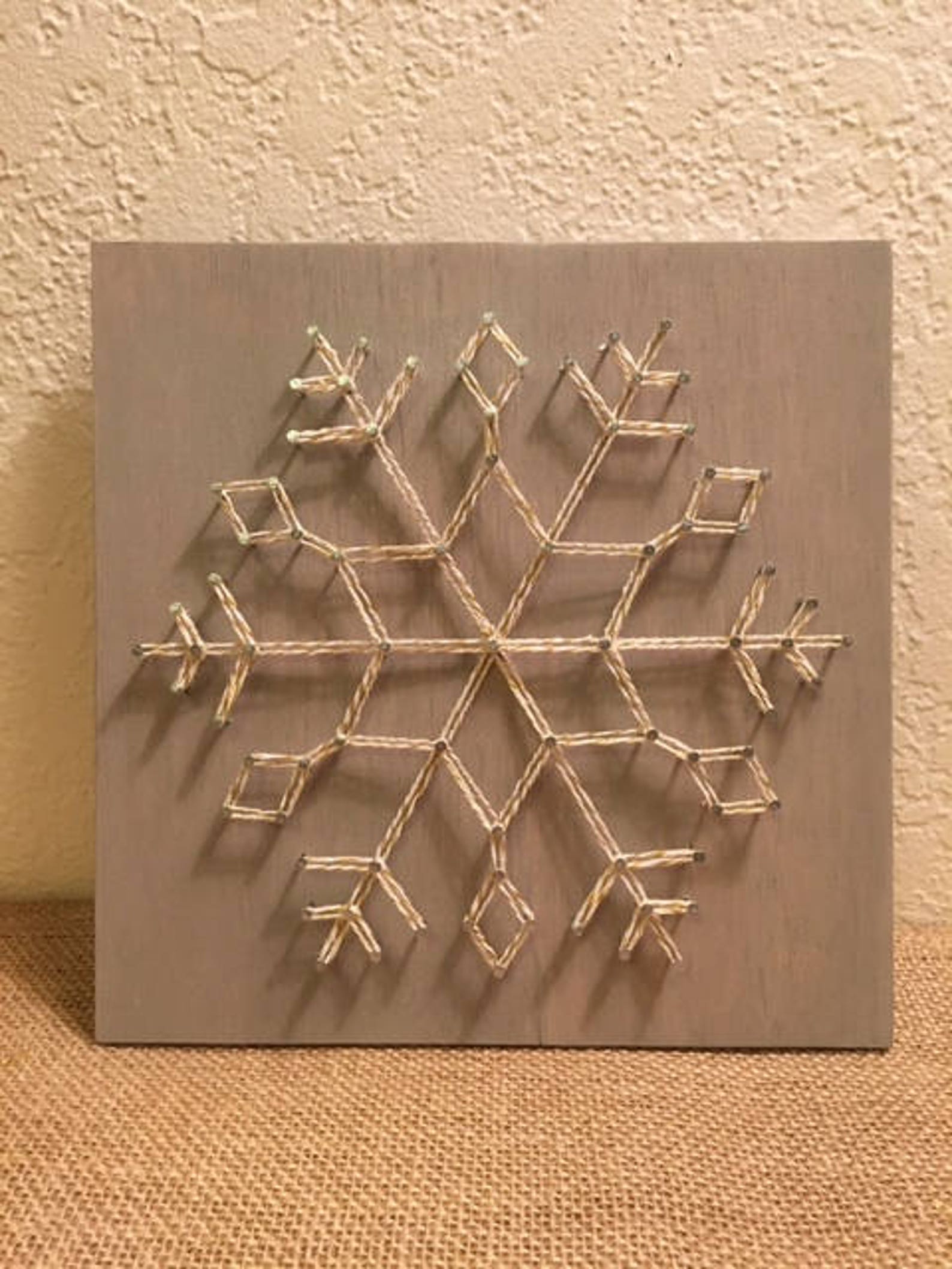 Snowflake String Art - Etsy