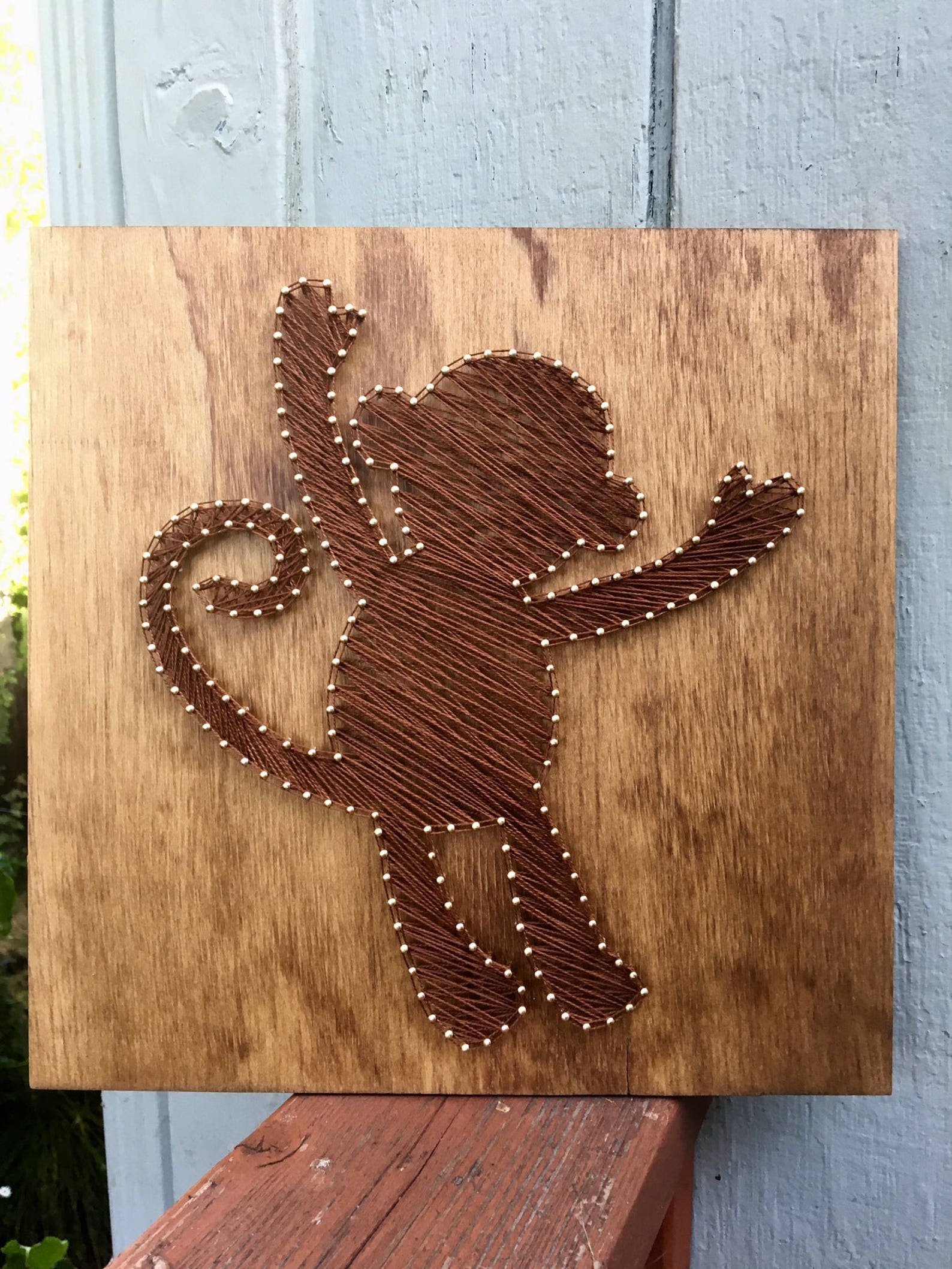 Monkey String Art - Etsy
