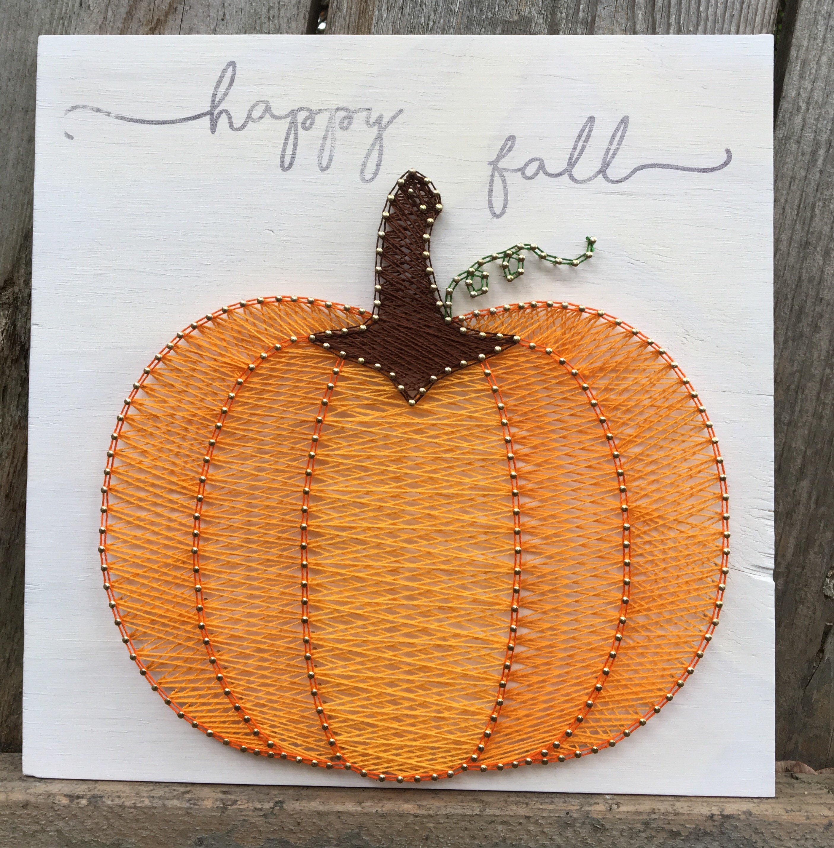 Fall Pumpkin String Art - Etsy