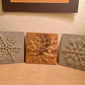 Snowflake String Art - Etsy