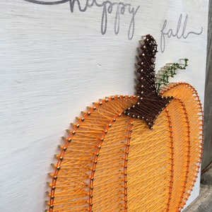 Fall Pumpkin String Art - Etsy