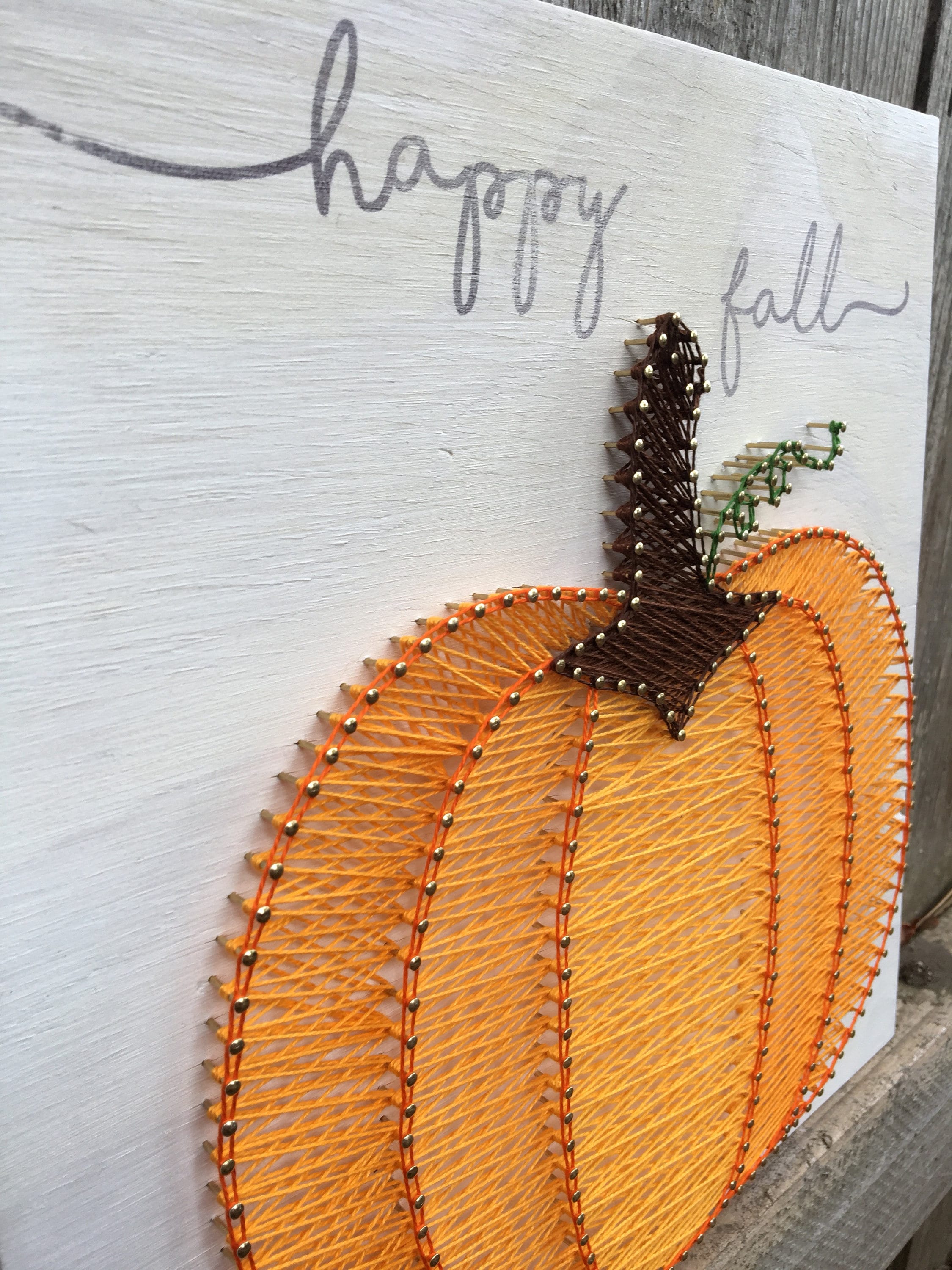 Fall Pumpkin String Art - Etsy