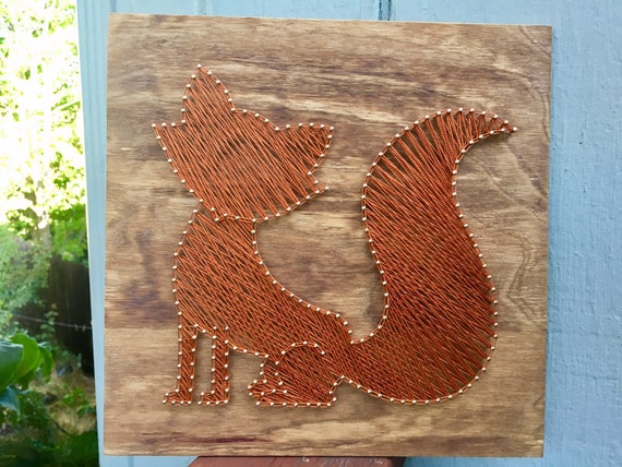 Fox String Art | Etsy