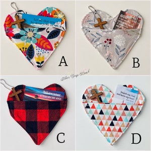 Heart Prayer Pouch; Prayer Pouch; Heart Pouch; Prayer Pocket; Wooden ...