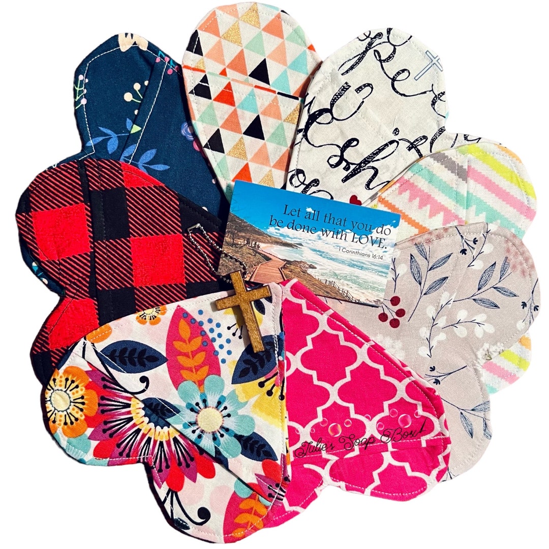 Heart Prayer Pouch; Prayer Pouch; Heart Pouch; Prayer Pocket; Wooden ...