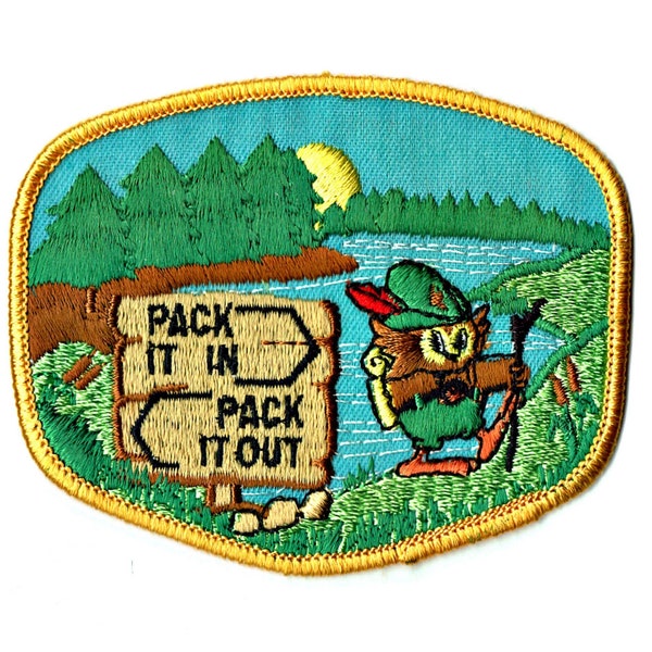 Pack It in Pack It Out Patch - Etsy