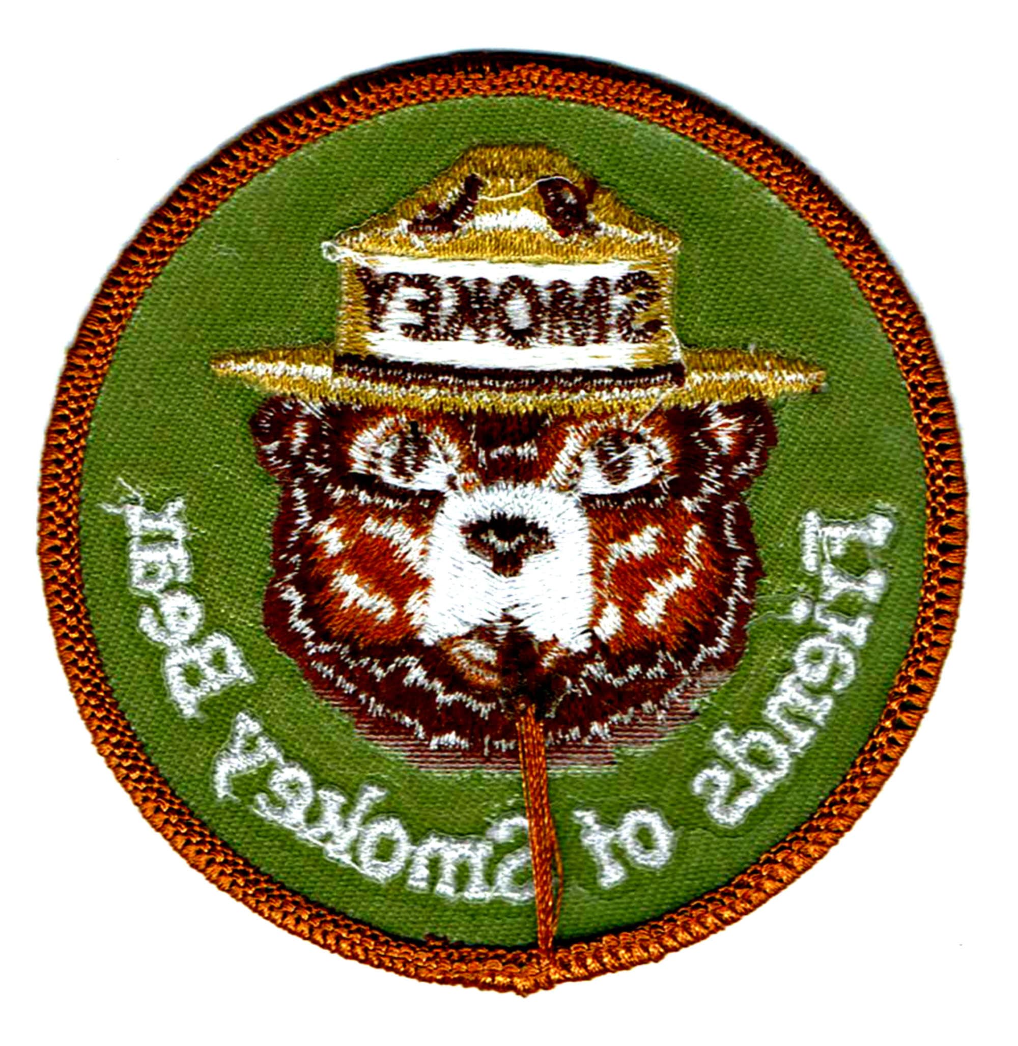 Official Smokey Bear Embroidered Patch - USFS Iron-on/sew-on - Etsy