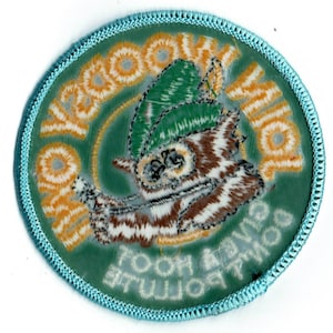 Woodsy Owl Patch: Official USFS Embroidered Iron-on Applique - Etsy
