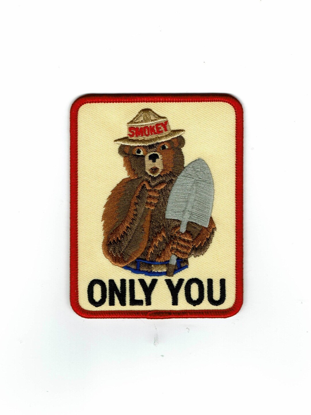 Smokey Bear only You Iron-on Embroidered Official Patch I Love You Gift ...
