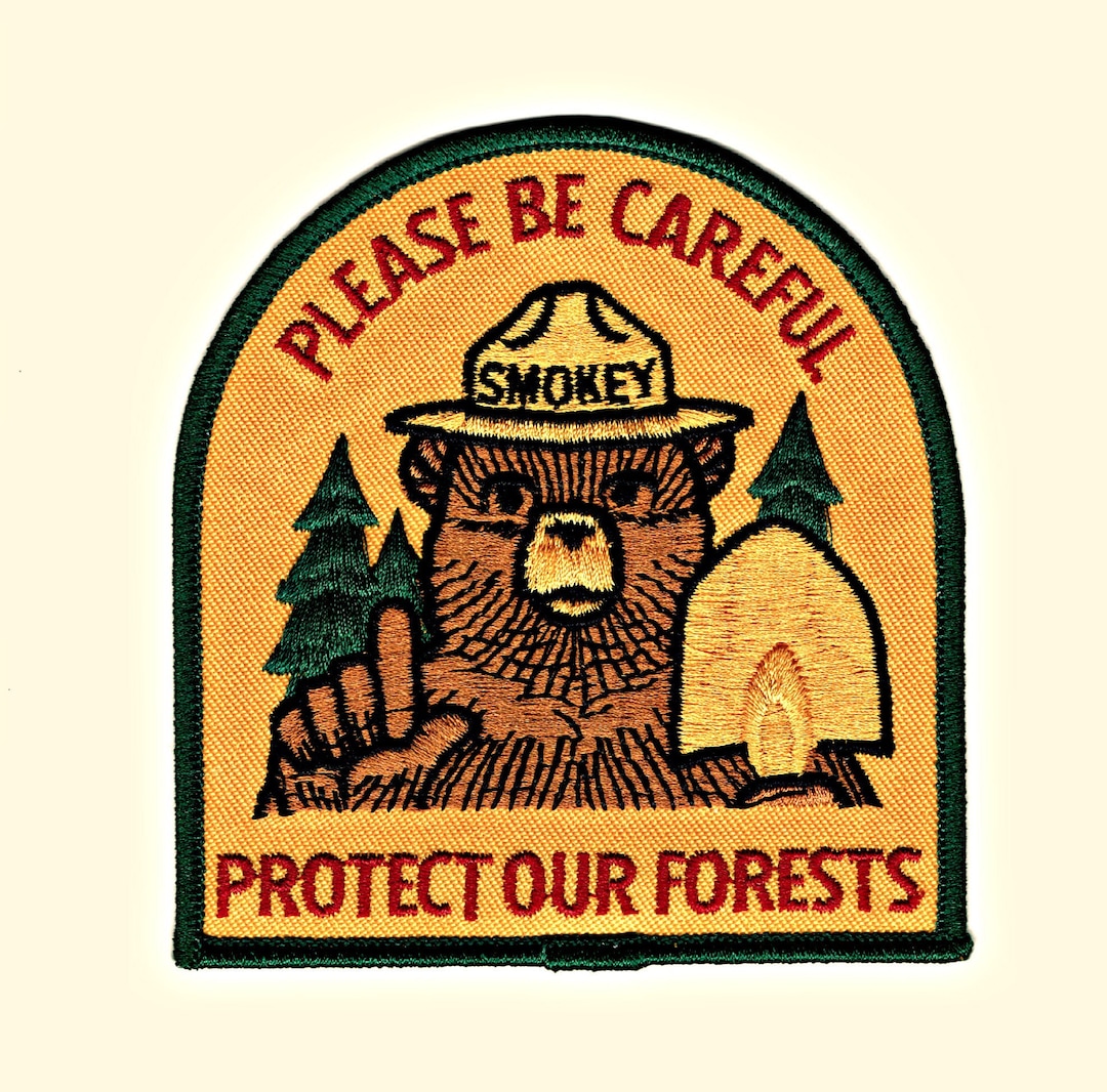 Official USFS SMOKEY BEAR "protect Our Forests" Embroidered Patch ...
