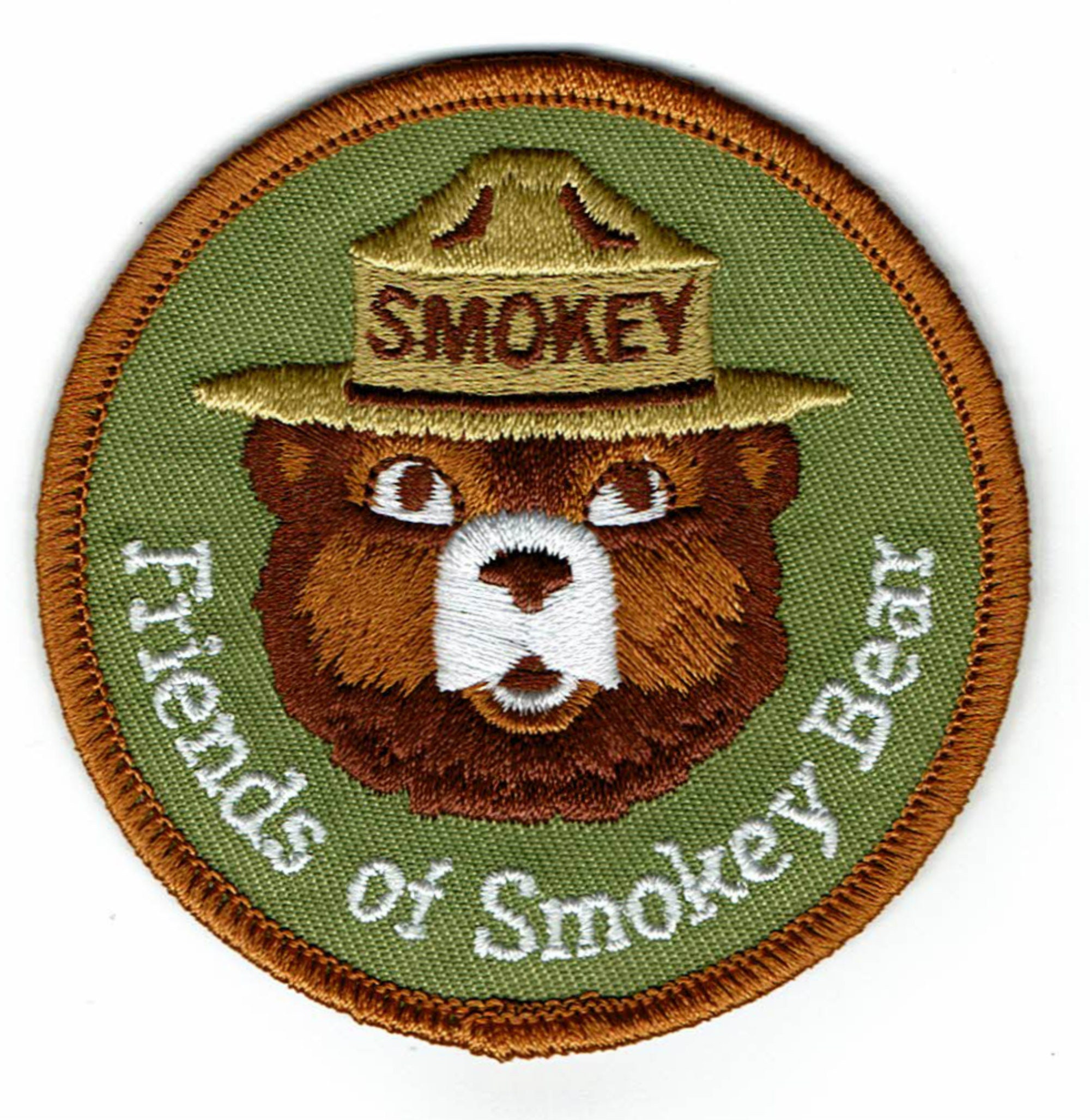 Official Smokey Bear Embroidered Patch - USFS Iron-on Iron-on/sew-on - Etsy
