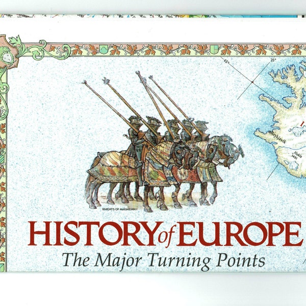 1983 Map of Europe - Etsy Ireland