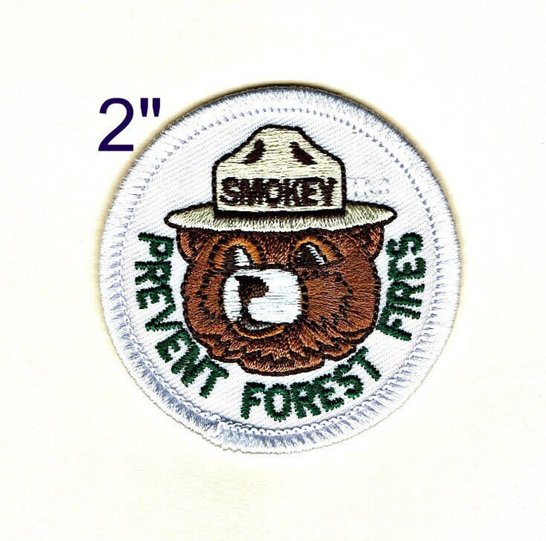 Official USFS Patch - SMOKEY BEAR - Prevent Forest Fires - Iron-on ...