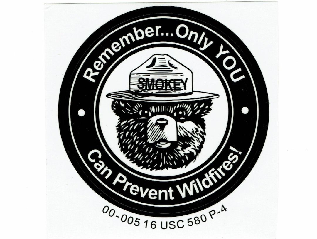 Official Usfs Smokey Bear Remember Only You Can Prevent Wildfires 3