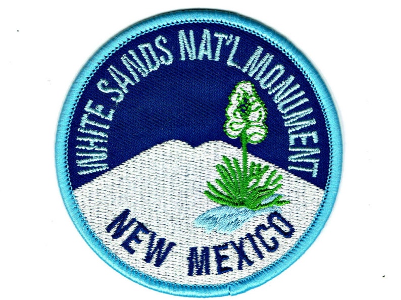 White Sands National Monument Embroidered Patch - New Mexico Iron-on - Etsy
