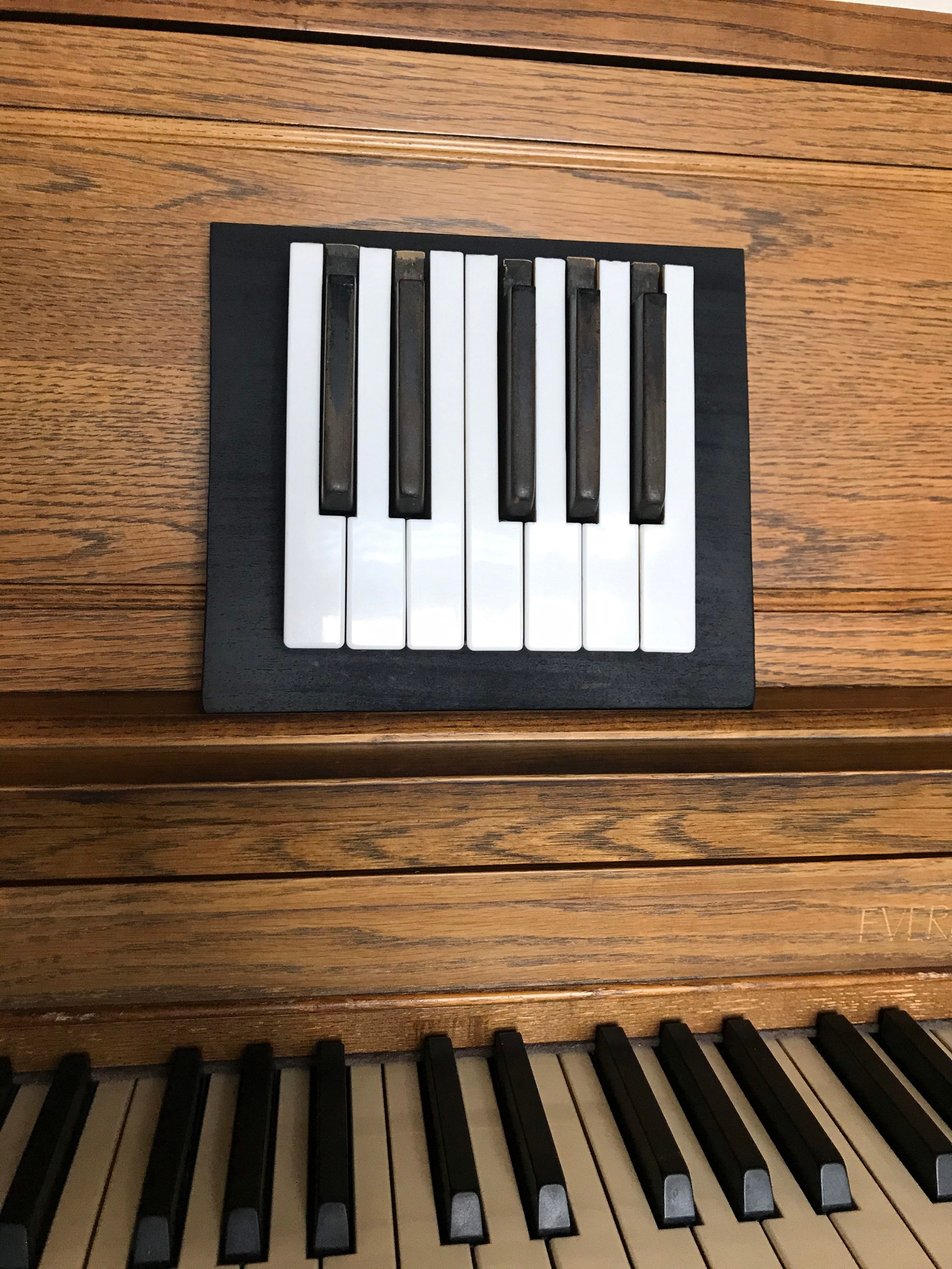 Piano Keyboard Art Walling Hanging for Piano Teacher or | Etsy