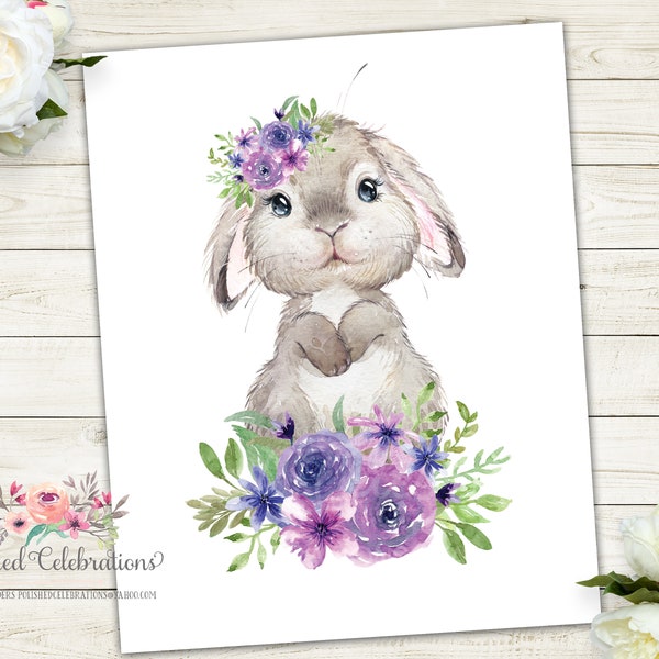 Lavender Bunny - Etsy