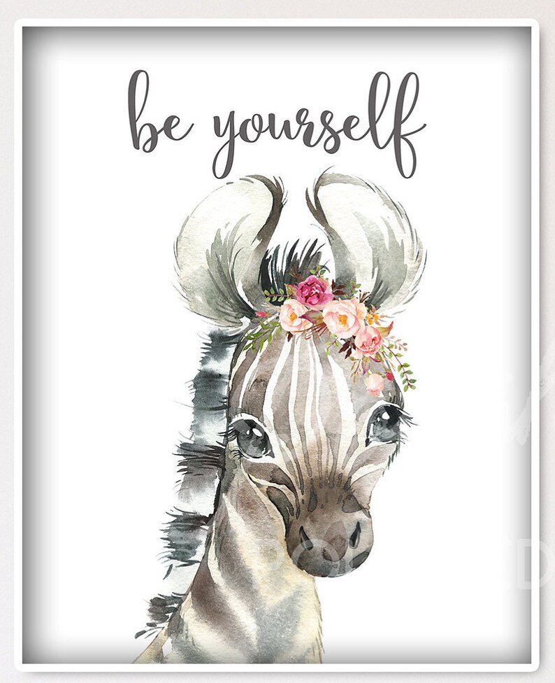 Boho Blush Safari Animal Nursery Art / Printable Nursery Set - Etsy