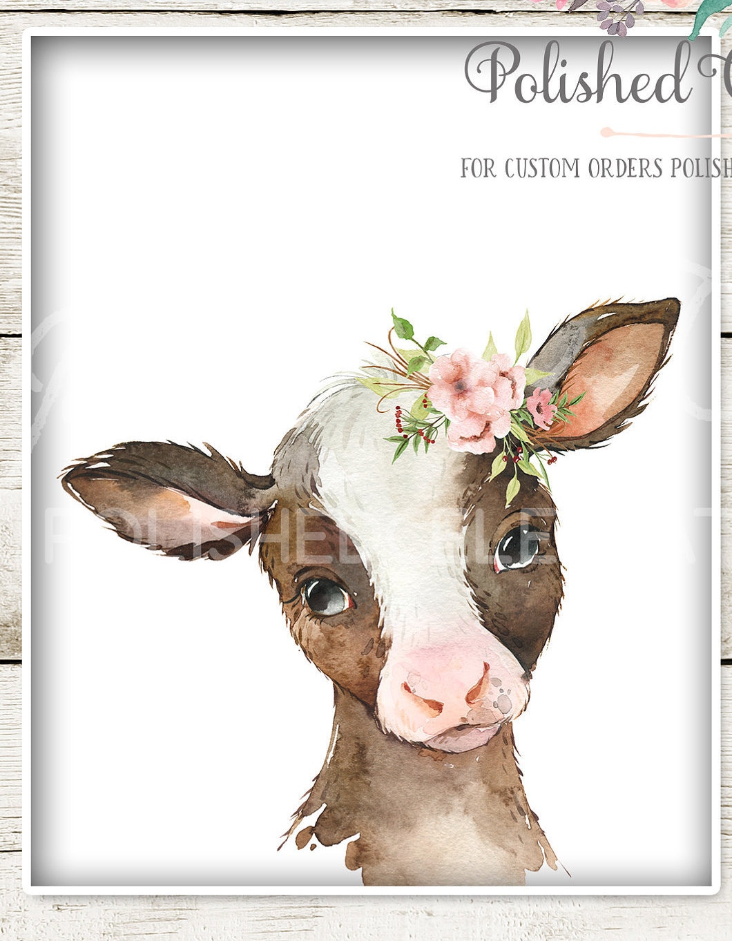 Boho Blush Farm Animals / Printable Nursery Art / Baby Girl Nursery ...
