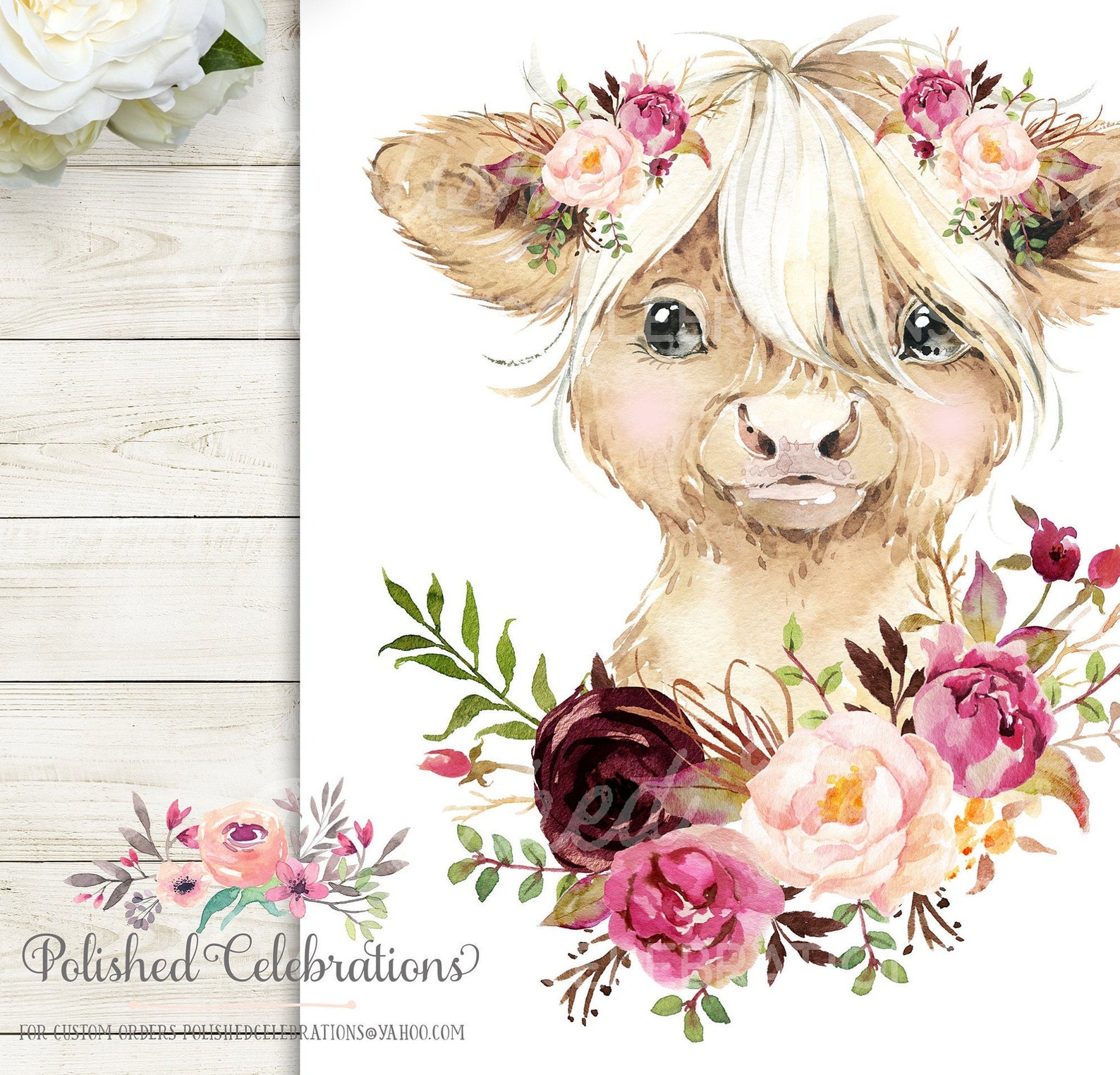 Boho Blush Maroon Farm Animal Set / Printable Nursery Art / - Etsy