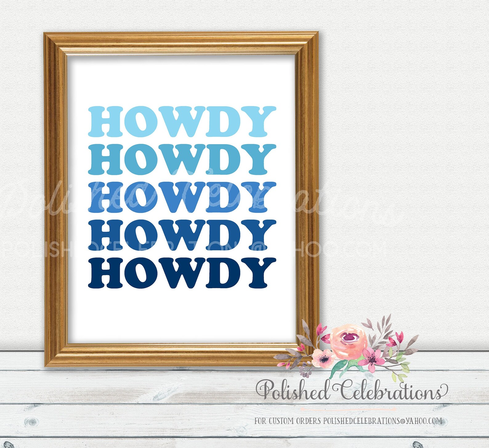 Preppy Aesthetics HOWDY Wall Art / Printable Office Decor / - Etsy