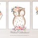 Boho Woodland Animal Set / Printable Nursery Décor / Blush Pink Grey ...