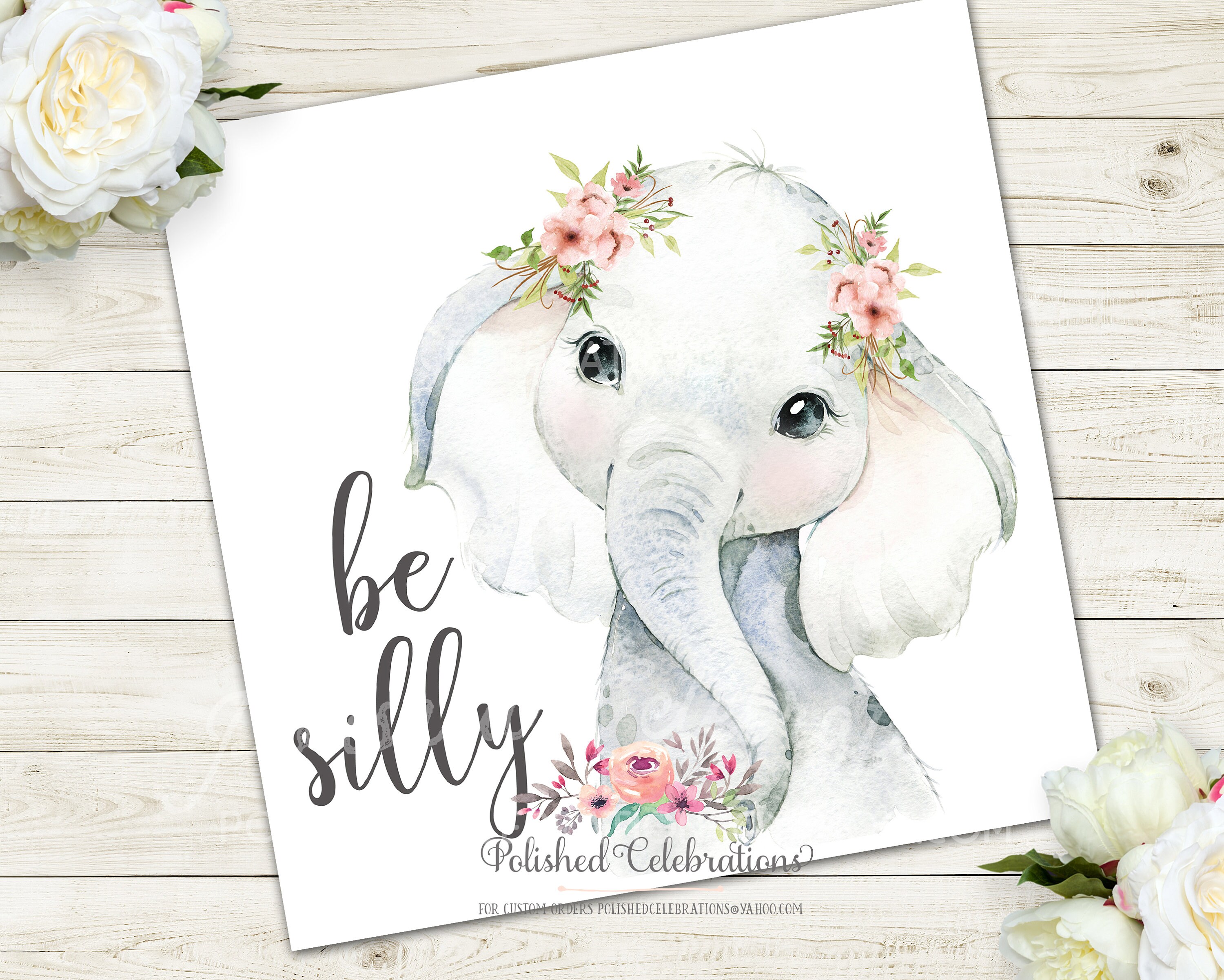 Blush Safari Animal Set / Printable Nursery Art / Zoo Animals | Etsy