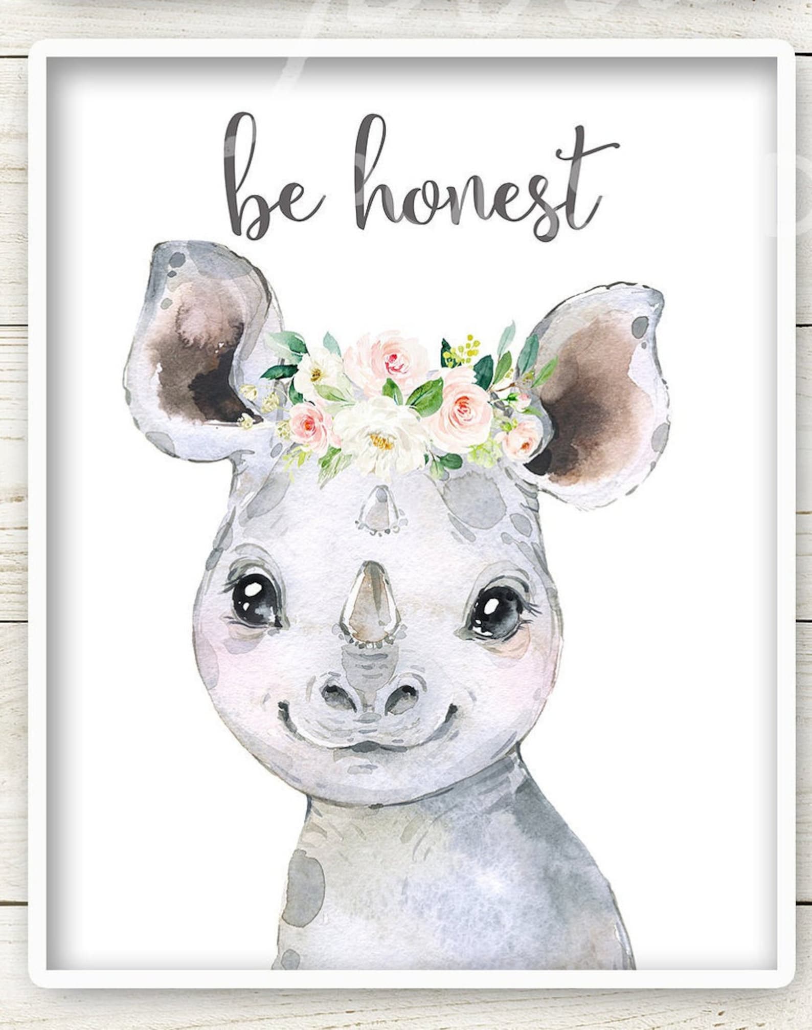 Blush Safari Animal Nursery Art / Set of 6 Safari Nursery DIY - Etsy