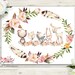 Boho Woodland Animal Friends / Printable Nursery Decor / Floral ...