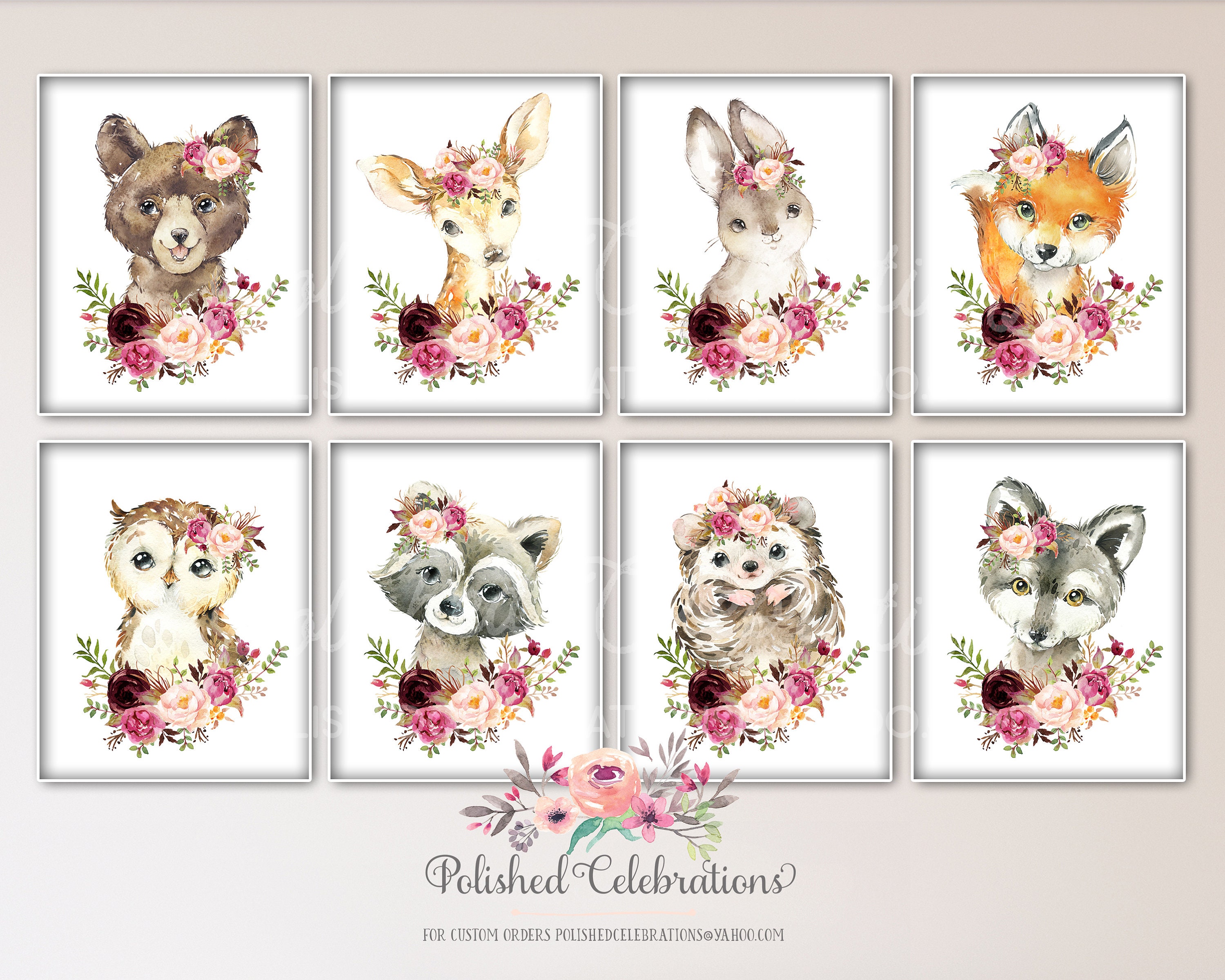 Maroon Cartoon Animal