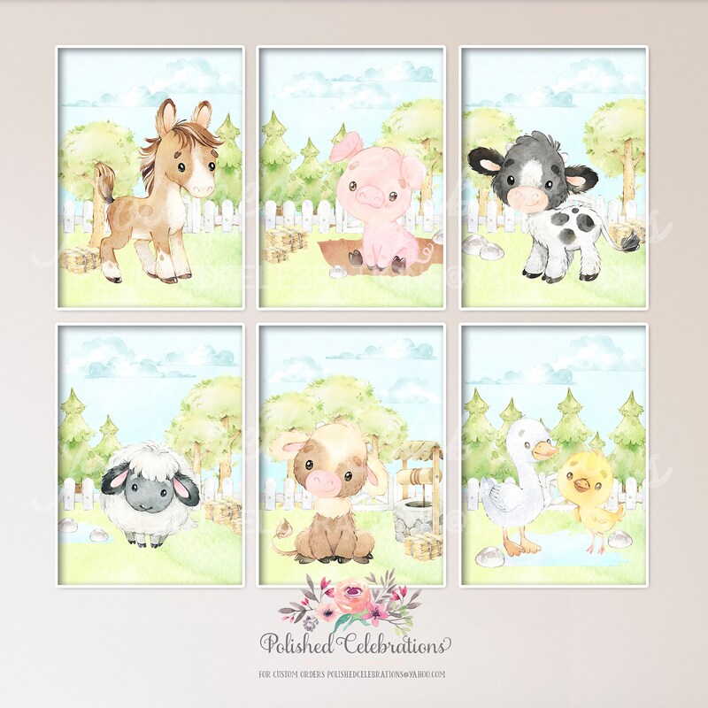 Farm Animal Art - Etsy
