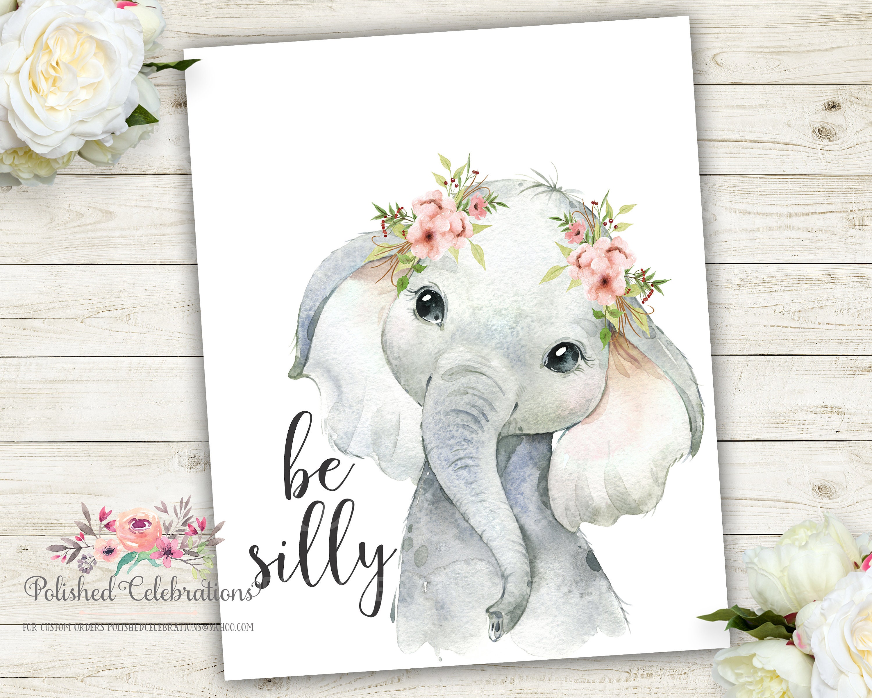 Blush Safari Animal Nursery Art / Set of 4 Safari Nursery - Etsy