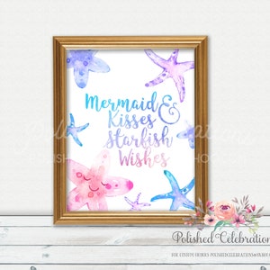 Ocean Nursery Art / Printable Wall Decor / Mermaids / Sea Animals ...